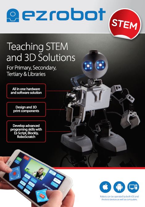 Teaching STEM and 3D Solutions with EZ- Robot - The Brainary Australia