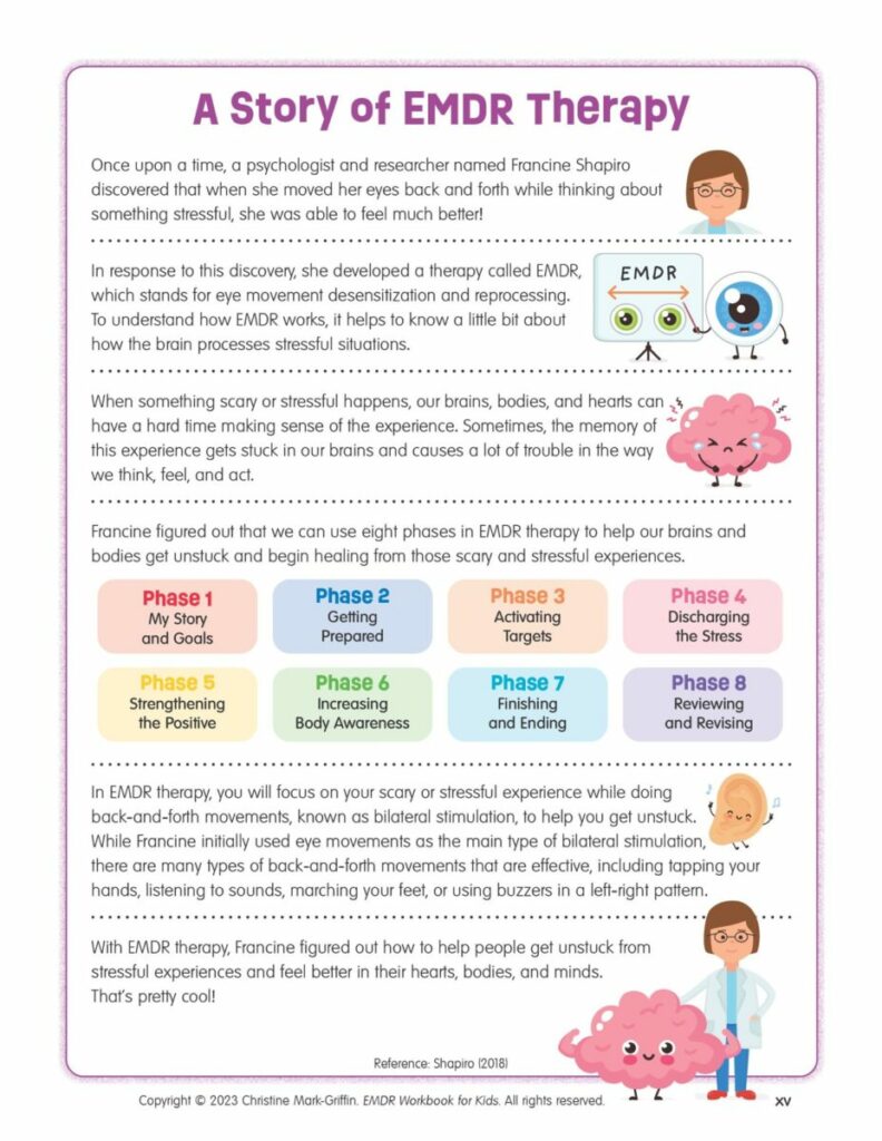 EMDR Workbook for Kids: A Collection of EMDR Handouts...